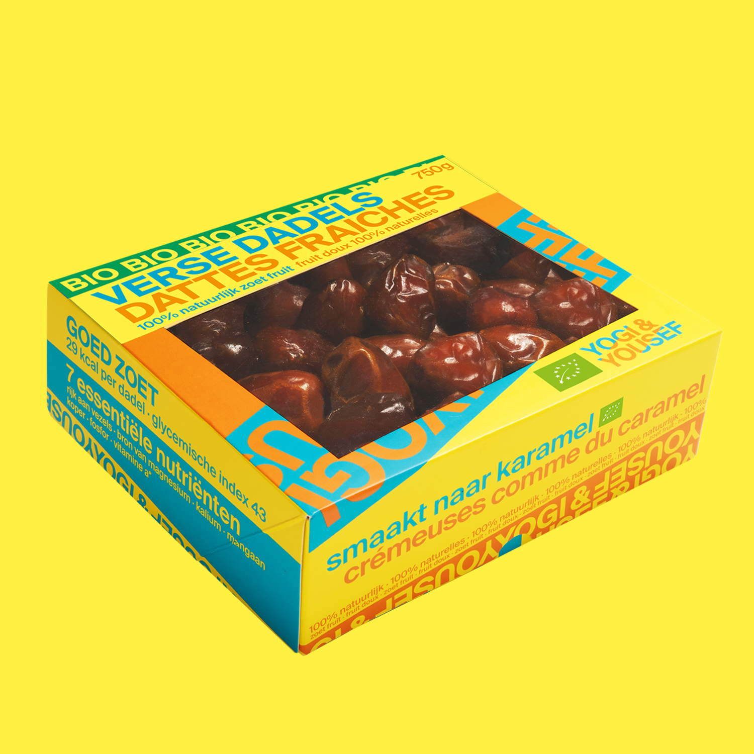 BIO Frische Datteln EXTRA WEICH mit Kern - Box 750 g - Neue Verpackung ...